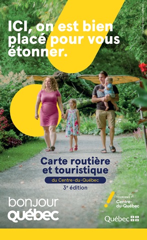 Official tourism brochures, guide. Centre of Quebec brochures