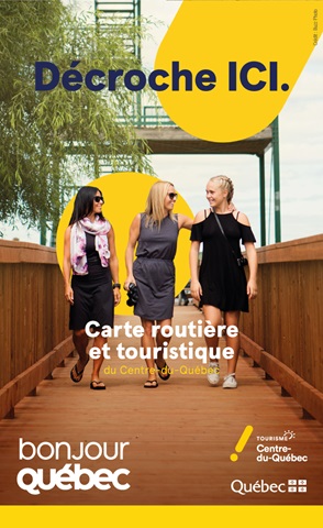 Official tourism brochures, guide. Centre of Quebec brochures